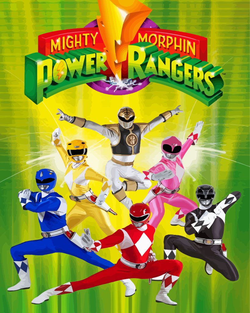 Power Rangers Mighty Morphin Poster Diamond Painting ...